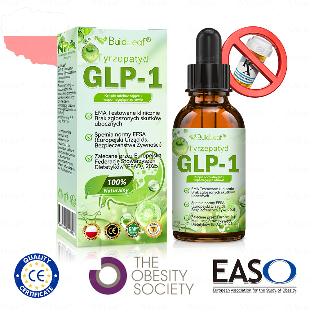 Wyprodukowano i wysłano z Polski 🌸BuildLeaf® Tyrzepatyd GLP-1 Krople o – persimbf